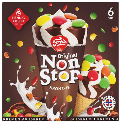 Krone-is Krokan 6-pk - Hennig-Olsen Is