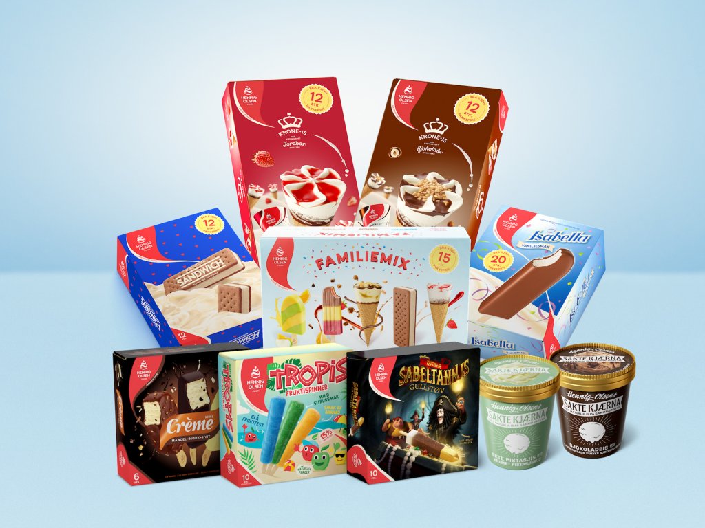 Iskrem-nyheter for sommer 2019 - Hennig-Olsen Is