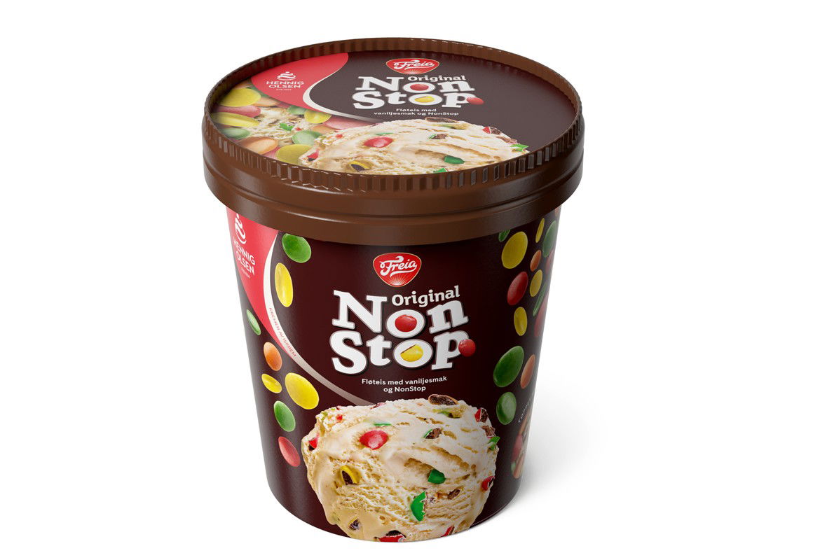 Freia Non Stop beger - Hennig-Olsen Is