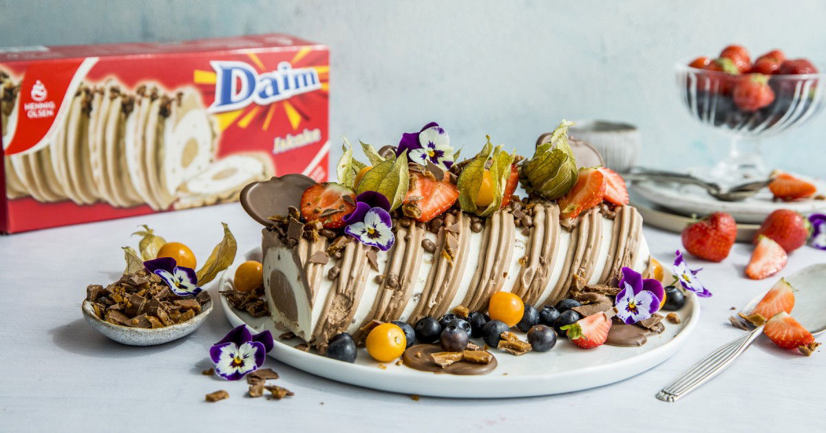 Daim iskake til fest - Hennig-Olsen Is