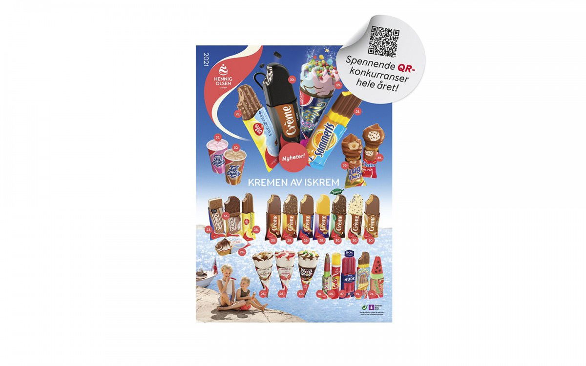 Hennig-Olsen Is har laget Kremen av iskrem siden 1924!