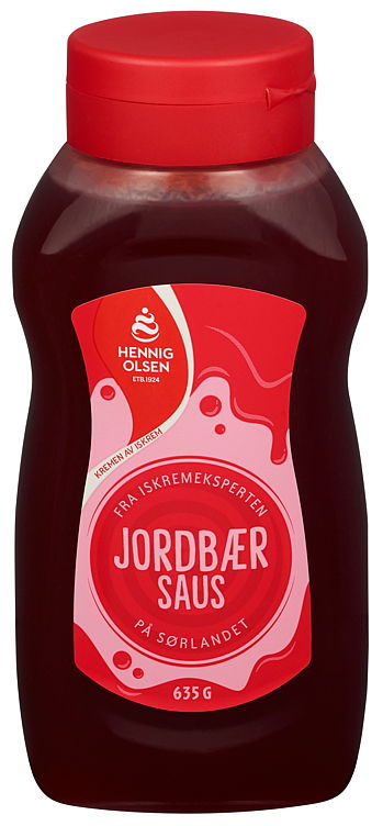 Jordbærsaus 635g - Hennig-Olsen Is