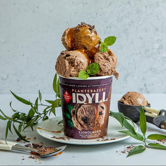 Idyll - plantebasert iskrem fra Hennig-Olsen Is