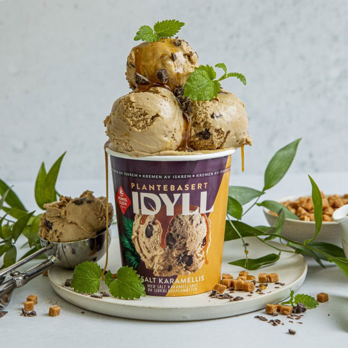Idyll - plantebasert iskrem fra Hennig-Olsen Is