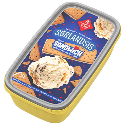 Tre nye Sørlandsis – og Freia Smil som iskrem - Hennig-Olsen Is